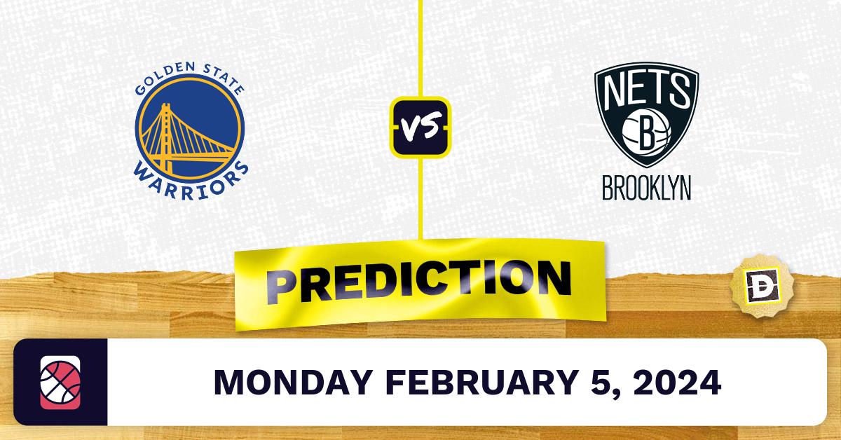 Golden State Warriors vs. Brooklyn Nets Prediction, Odds, NBA Picks [2/5/2024]