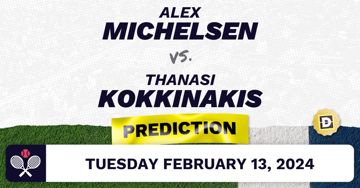 Alex Michelsen vs. Thanasi Kokkinakis Prediction, Odds, Picks for ATP Delray Beach 2024