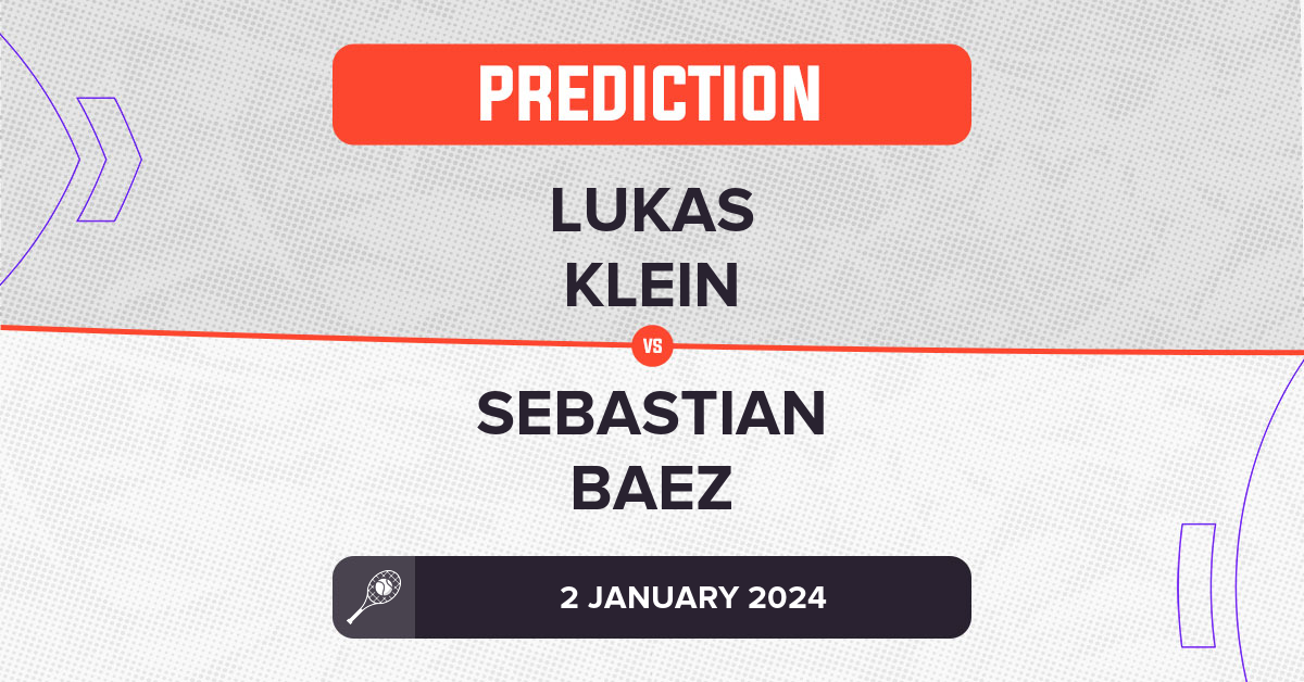 Lukas Klein vs Sebastian Baez Prediction - ATP Brisbane 2024