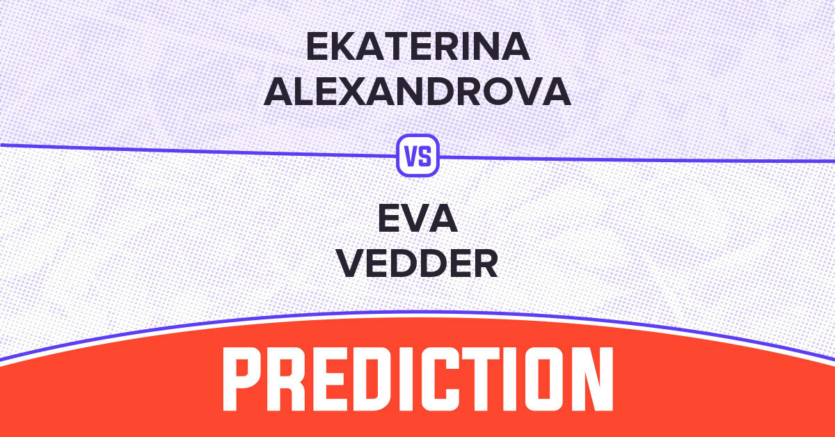 Ekaterina Alexandrova vs Eva Vedder Prediction - WTA Hamburg Open 2025