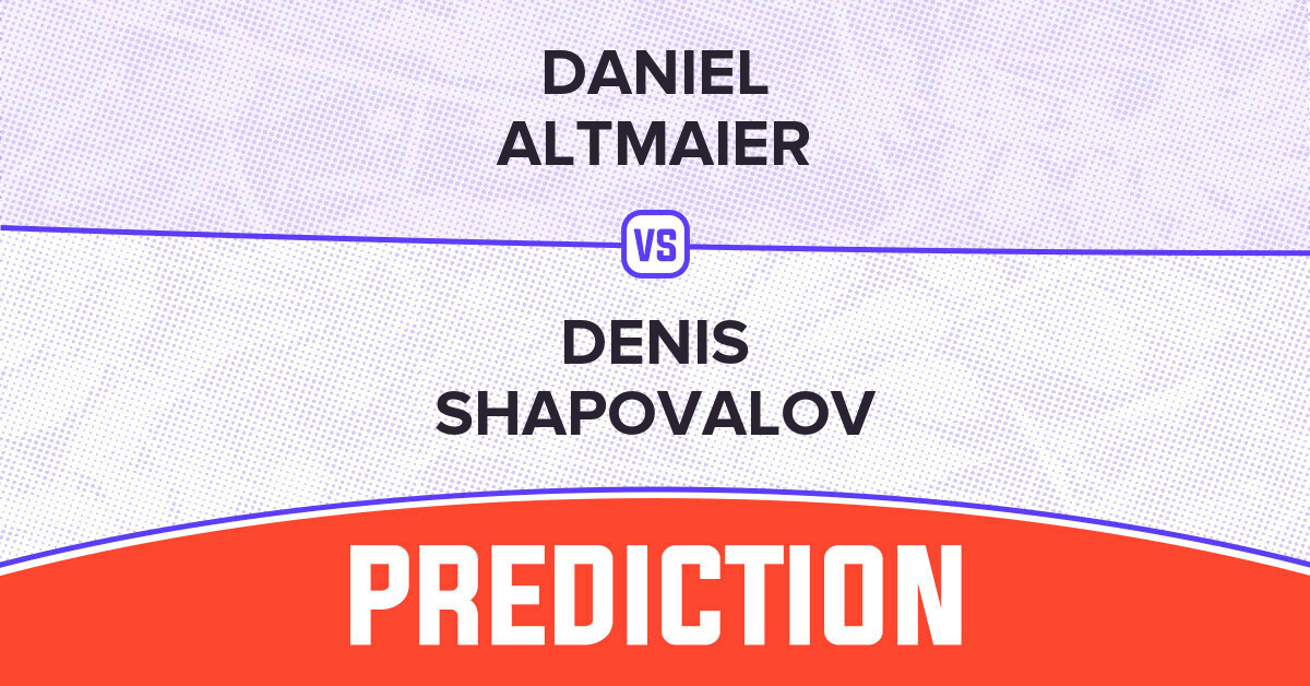 Daniel Altmaier vs Denis Shapovalov Prediction - ATP Japan Open 2025