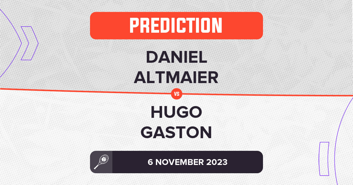 Daniel Altmaier vs Hugo Gaston Prediction - ATP Metz 2023