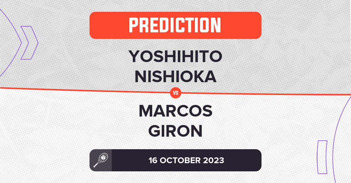 Yoshihito Nishioka vs Marcos Giron Prediction - ATP Tokyo 2023