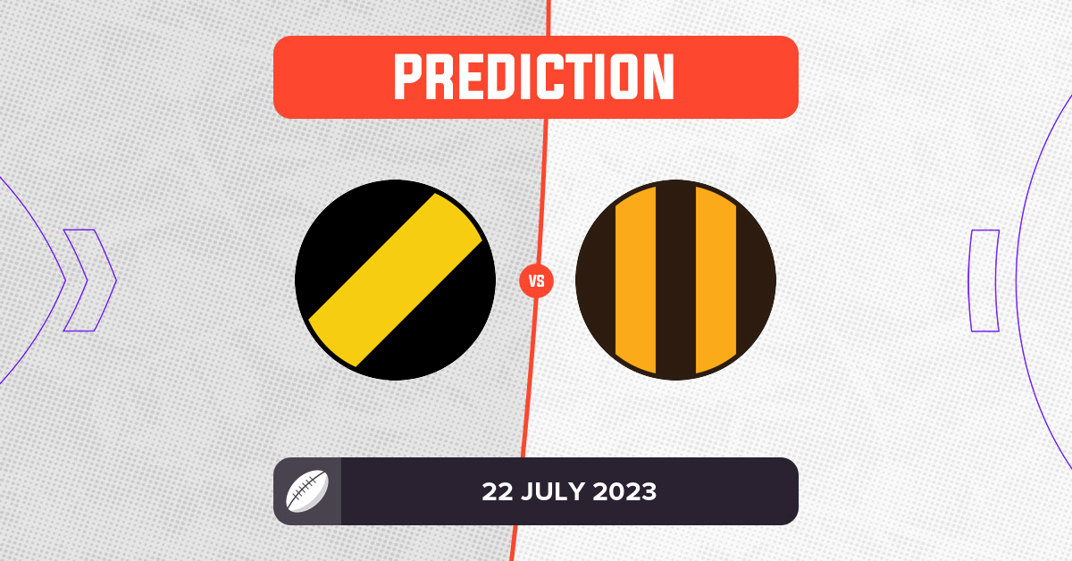 Richmond Vs Hawthorn Prediction And Tips Afl Round 19 2023