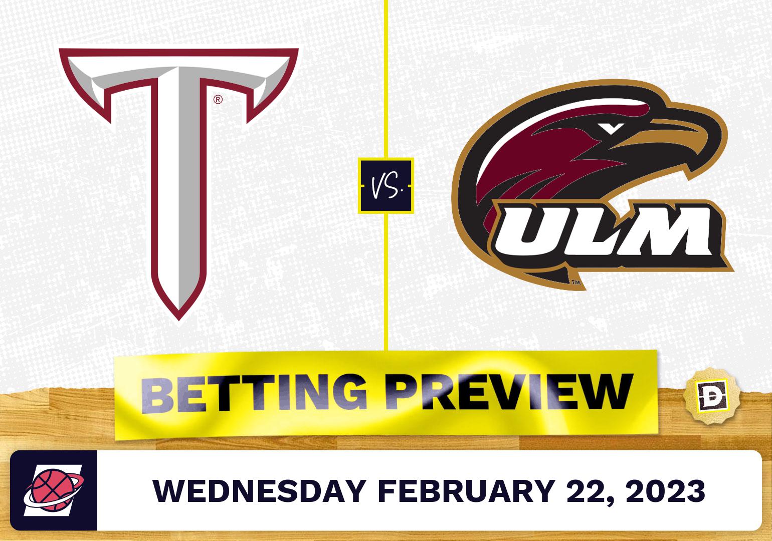 Troy Vs Louisiana Monroe Cbb Prediction And Odds Feb 22 2023