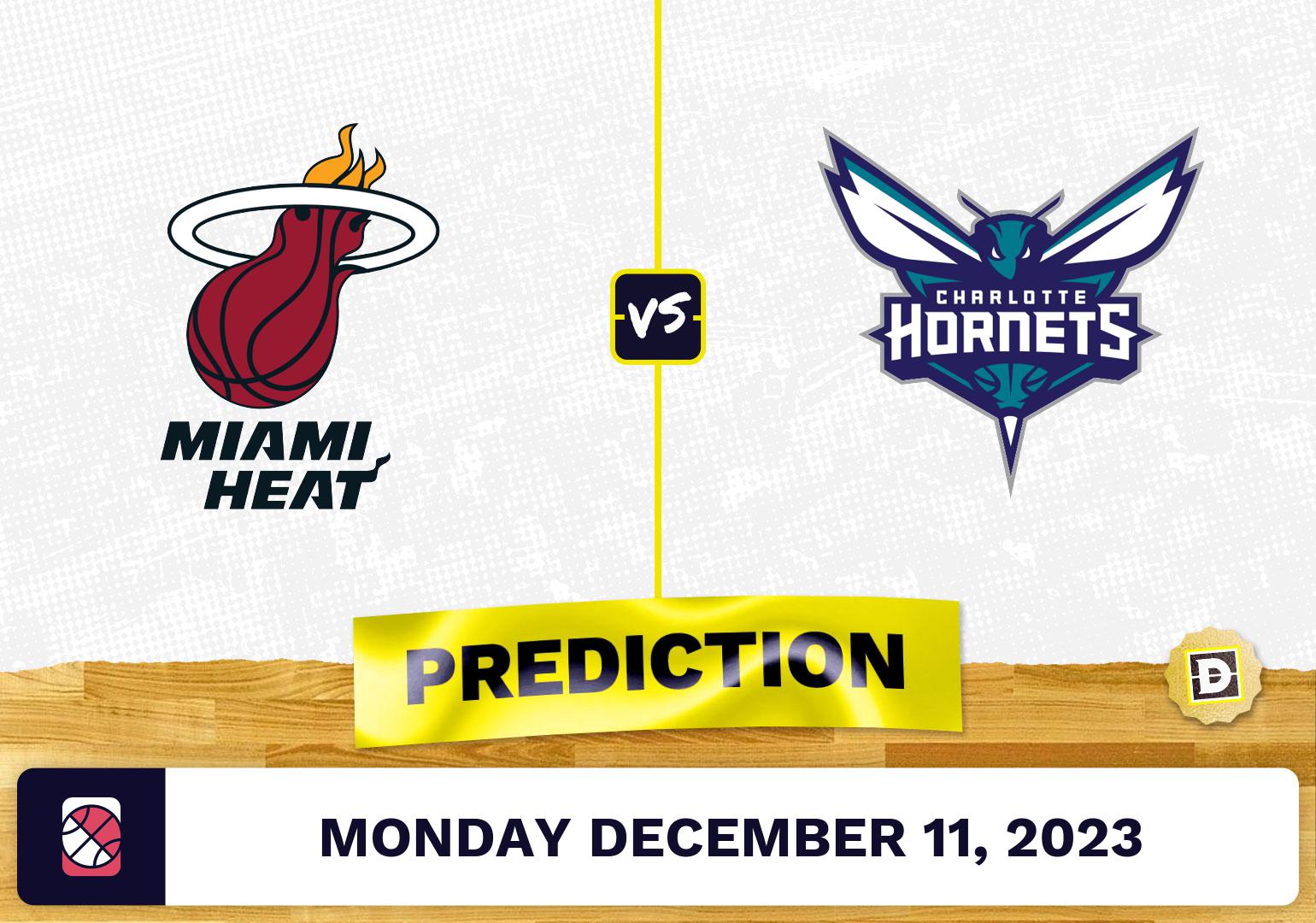 Miami Heat vs. Charlotte Hornets: Prediction, Odds, Picks for NBA Monday [12/11/2023]