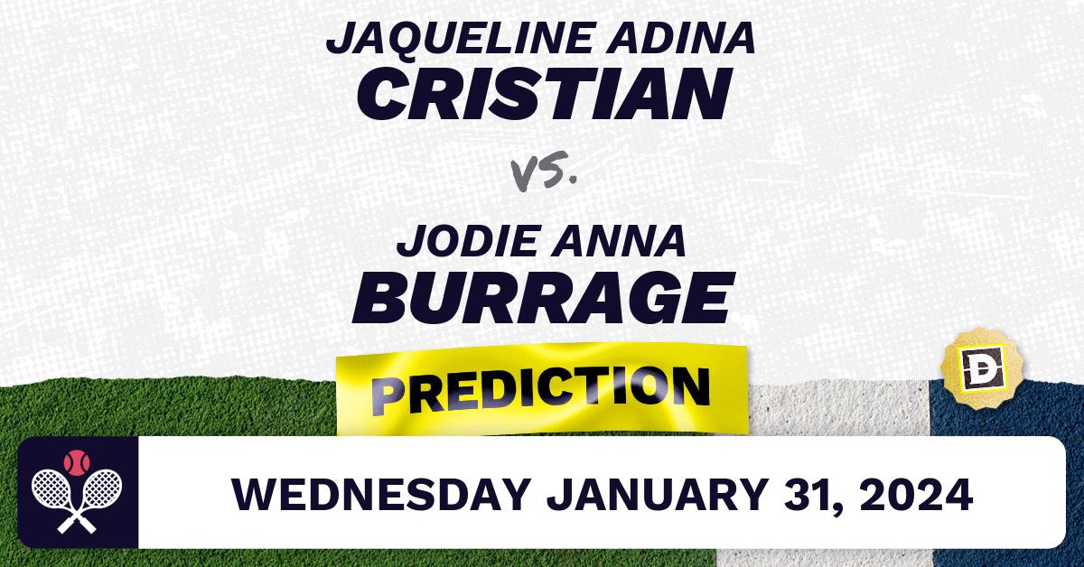 Jaqueline Adina Cristian vs. Jodie Anna Burrage Prediction, Odds, Picks for WTA Linz 2024