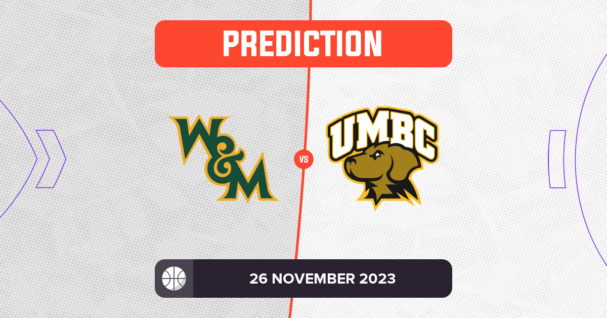William & Mary vs UMBC Prediction and Tips - 26 November 2023