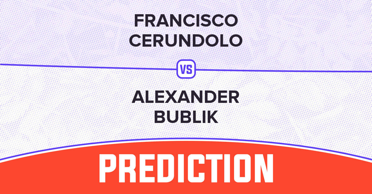 Francisco Cerundolo vs Alexander Bublik Prediction - Australian Open 2025