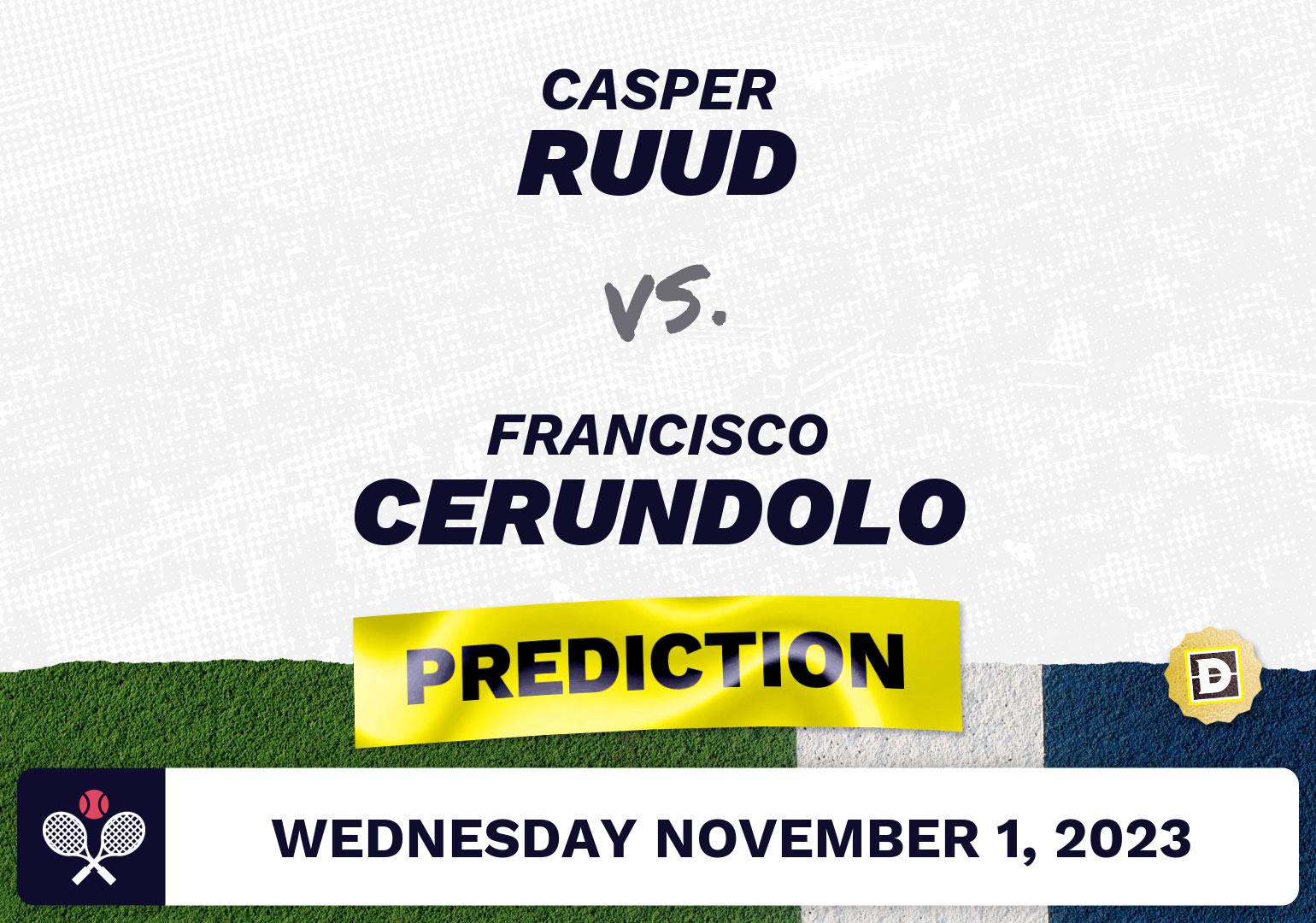 Casper Ruud vs. Francisco Cerundolo Prediction - ATP Paris 2023 Casper Ruud vs. Francisco Cerundolo Prediction - ATP Paris 2023