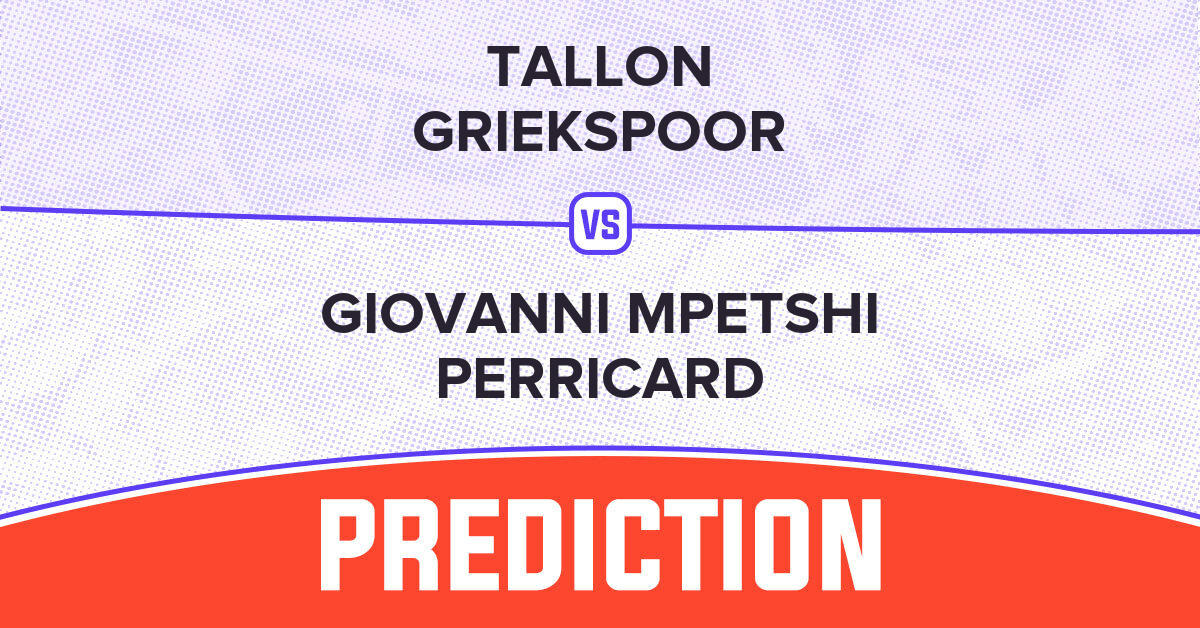 Tallon Griekspoor vs Giovanni Mpetshi Perricard Prediction - ATP Indian Wells Open 2025