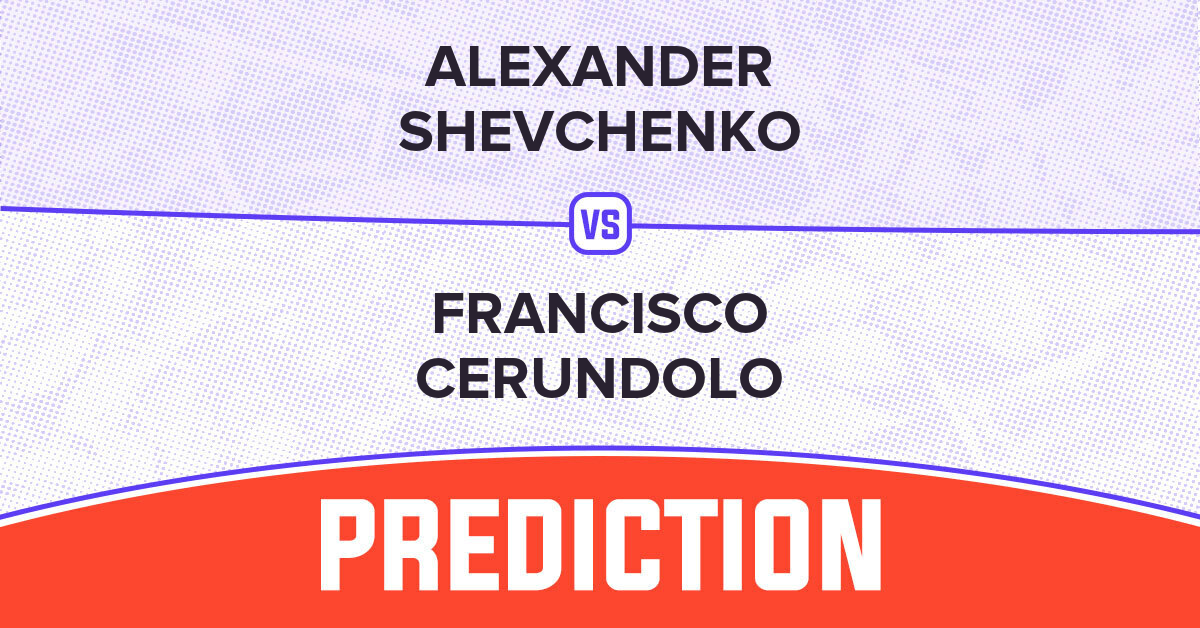 Alexander Shevchenko vs Francisco Cerundolo Prediction - ATP Shanghai Masters 2024
