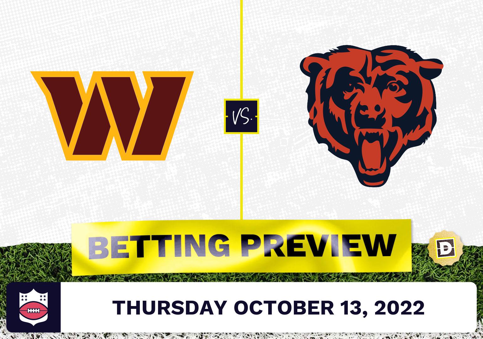 Commanders vs. Bears Week 6 Prediction and Odds - Oct 13, 2022