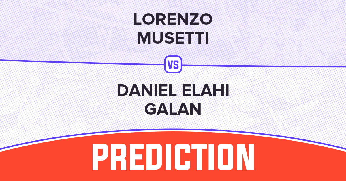 Lorenzo Musetti vs Daniel Elahi Galan Prediction - French Open 2025