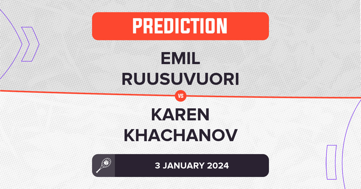 Emil Ruusuvuori vs Karen Khachanov Prediction - 2024 Hong Kong