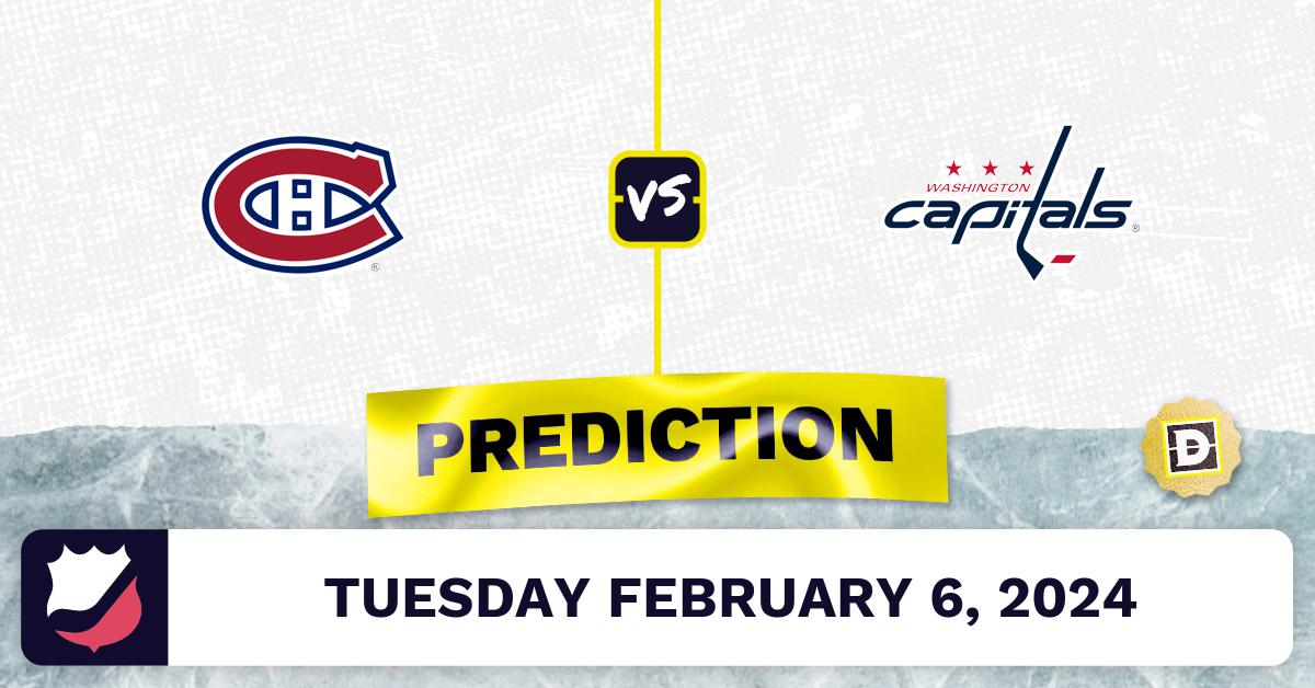 Montreal Canadiens vs. Washington Capitals Prediction, Odds, NHL Picks [2/6/2024]
