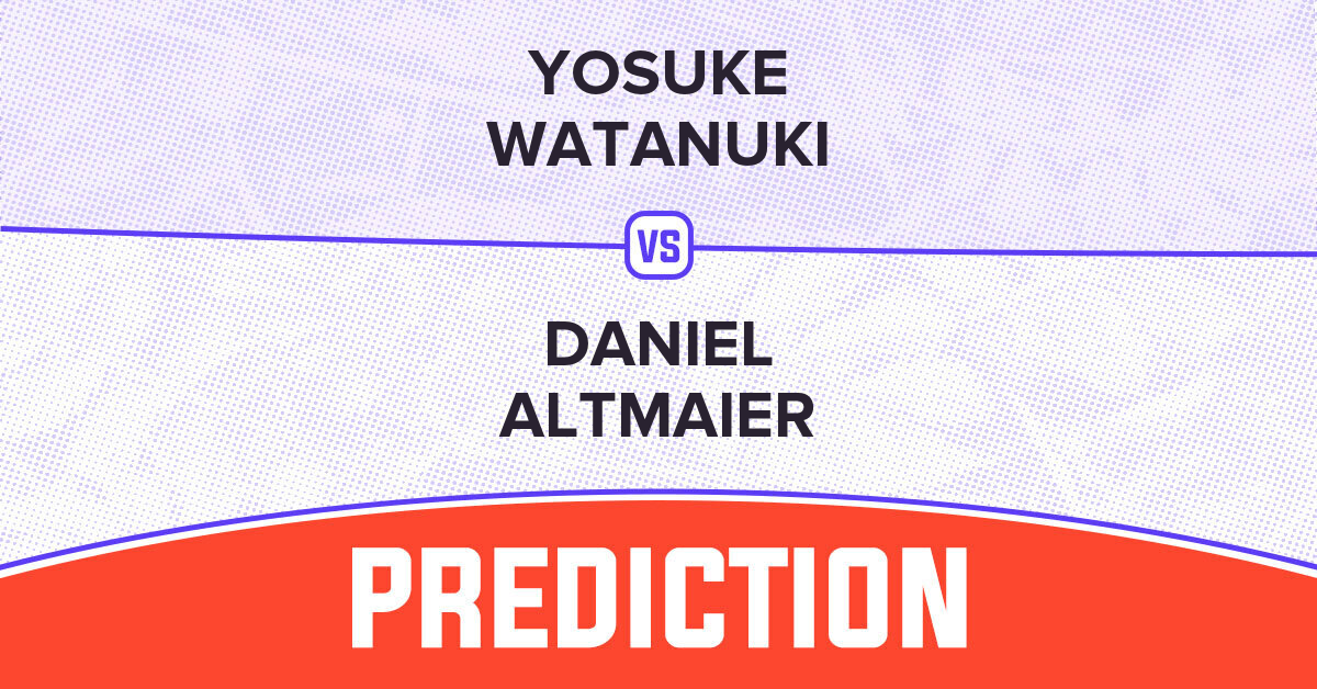 Yosuke Watanuki vs Daniel Altmaier Prediction - ATP Canadian Open 2025