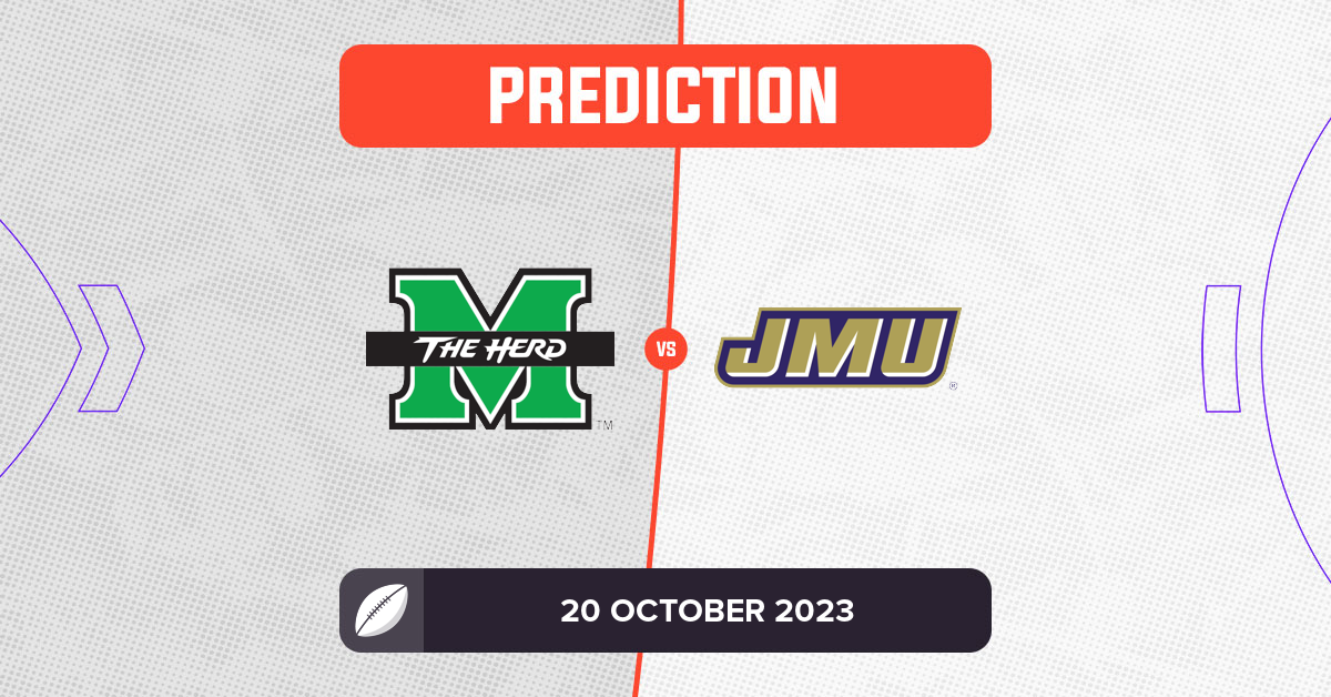 Marshall vs James Madison Prediction and Tips - 20 October 2023