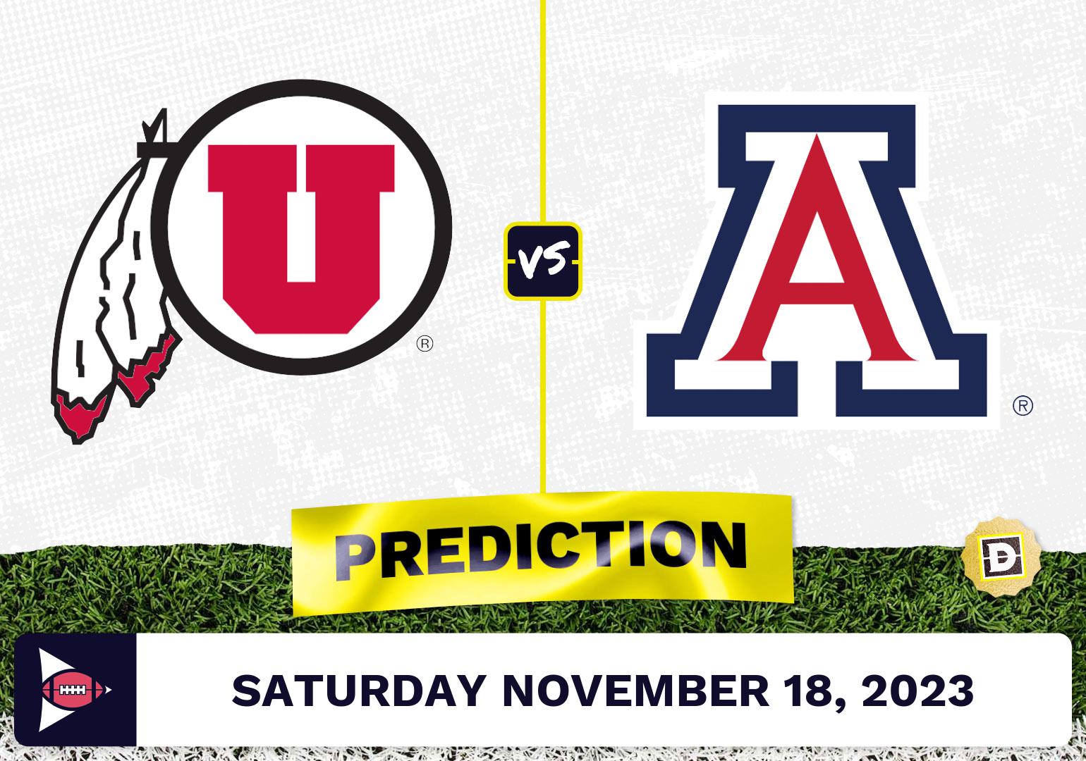 Utah Vs Arizona Cfb Prediction And Odds November 18 2023