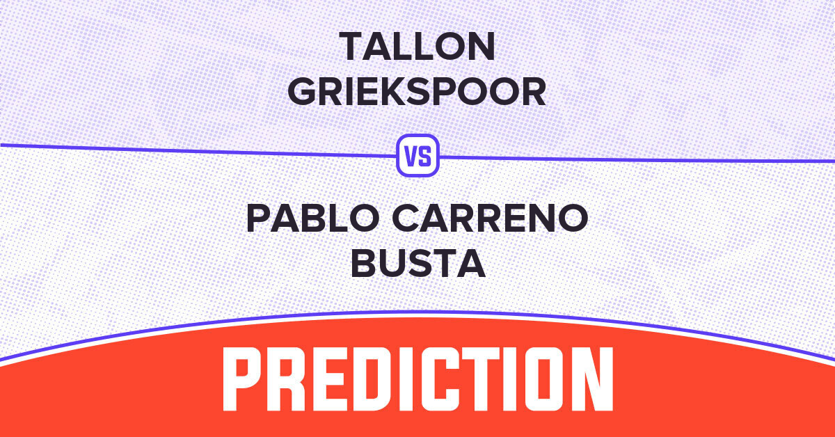 Tallon Griekspoor vs Pablo Carreno Busta Prediction - ATP Grand Prix Hassan II (ATP Marrakech) 2025