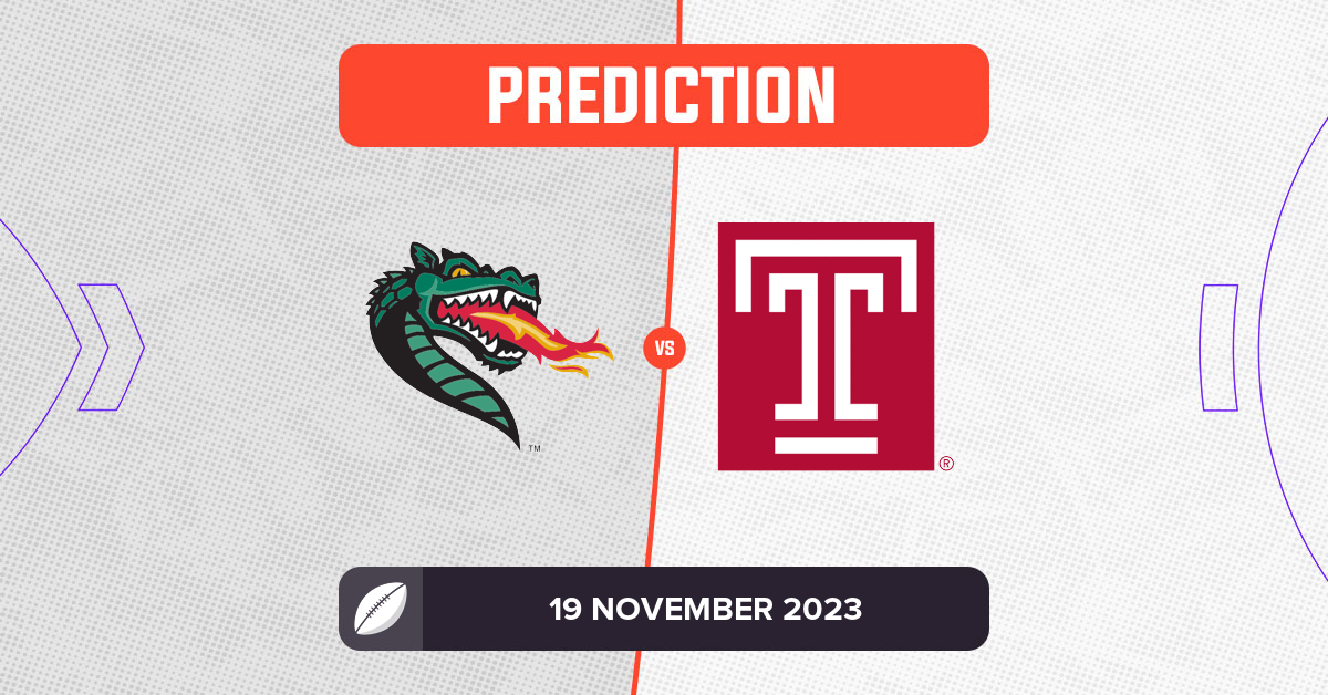UAB vs Temple Prediction and Tips - 19 November 2023