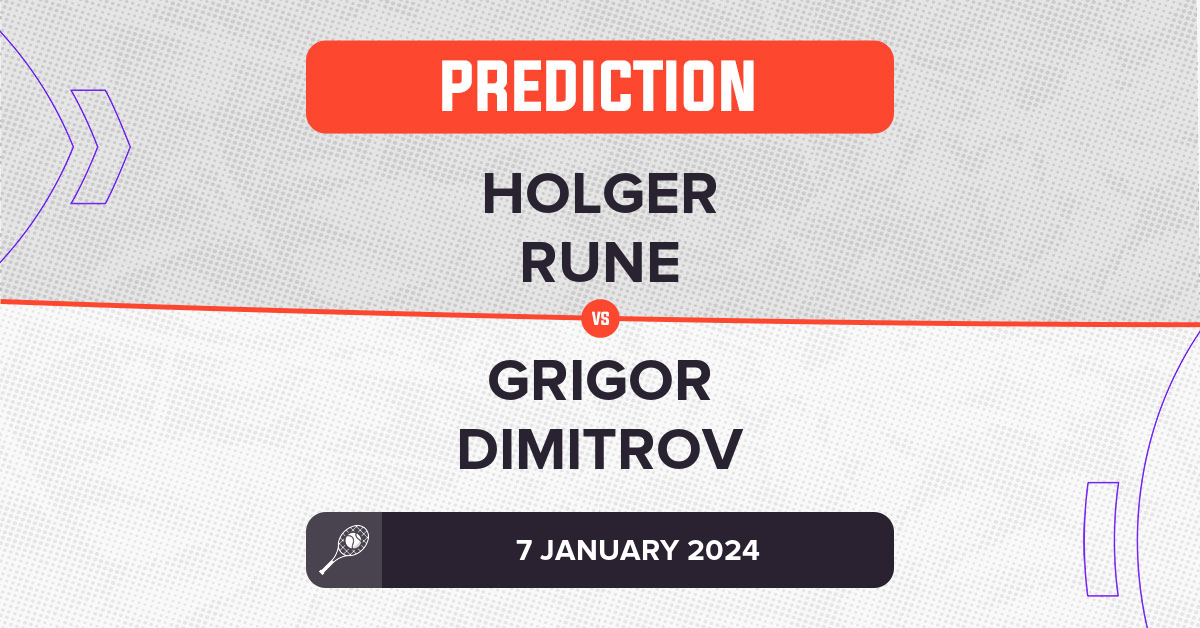 Holger Rune vs Grigor Dimitrov Prediction - ATP Brisbane 2024
