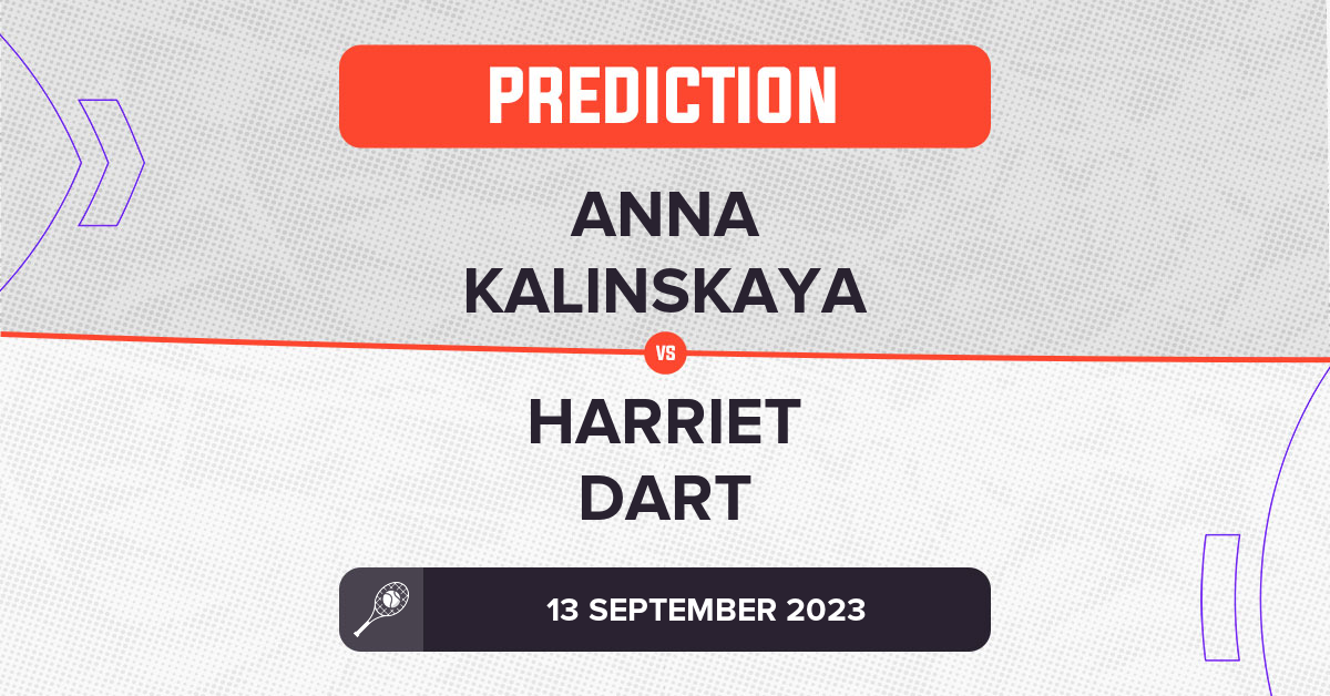 Anna Kalinskaya vs Harriet Dart Prediction - WTA Osaka 2023