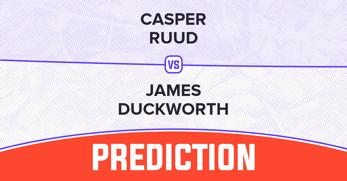 Casper Ruud vs James Duckworth Prediction - ATP Montreal 2024