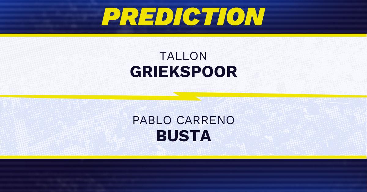Tallon Griekspoor vs. Pablo Carreno Busta Prediction, Odds, Picks for ATP Grand Prix Hassan II ...