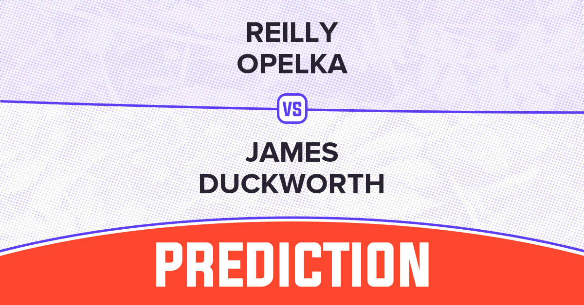 Reilly Opelka vs James Duckworth Prediction - ATP Washington Open 2024