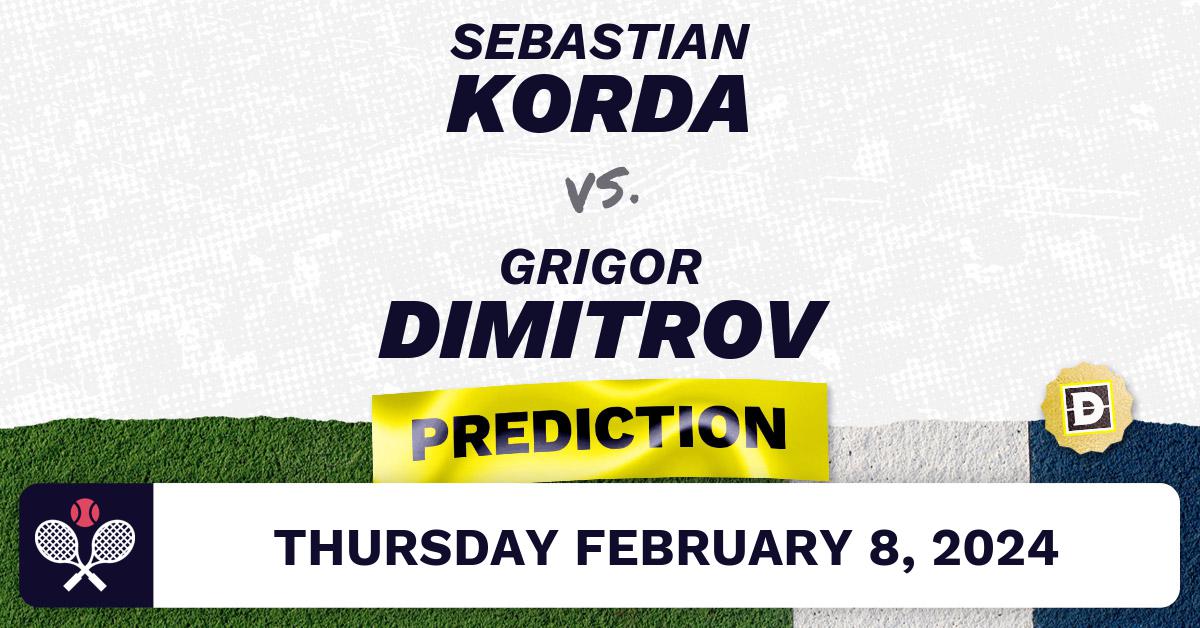 Sebastian Korda vs. Grigor Dimitrov Prediction, Odds, Picks for ATP Marseille 2024