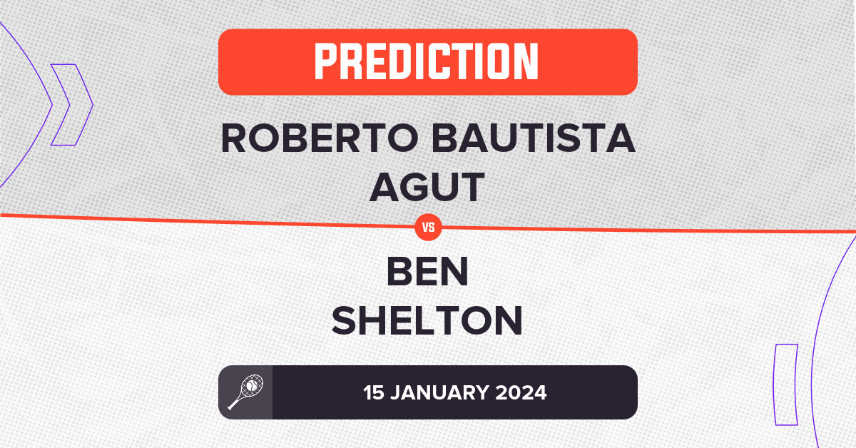 Roberto Bautista Agut vs Ben Shelton Prediction - Australian Open 2024