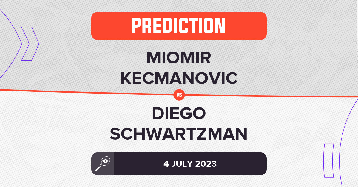 Miomir Kecmanovic vs Diego Schwartzman Prediction - Wimbledon 2023