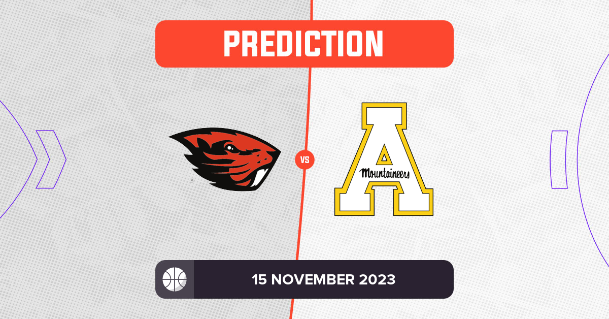 Oregon State vs Appalachian State Prediction and Tips - 15 November 2023