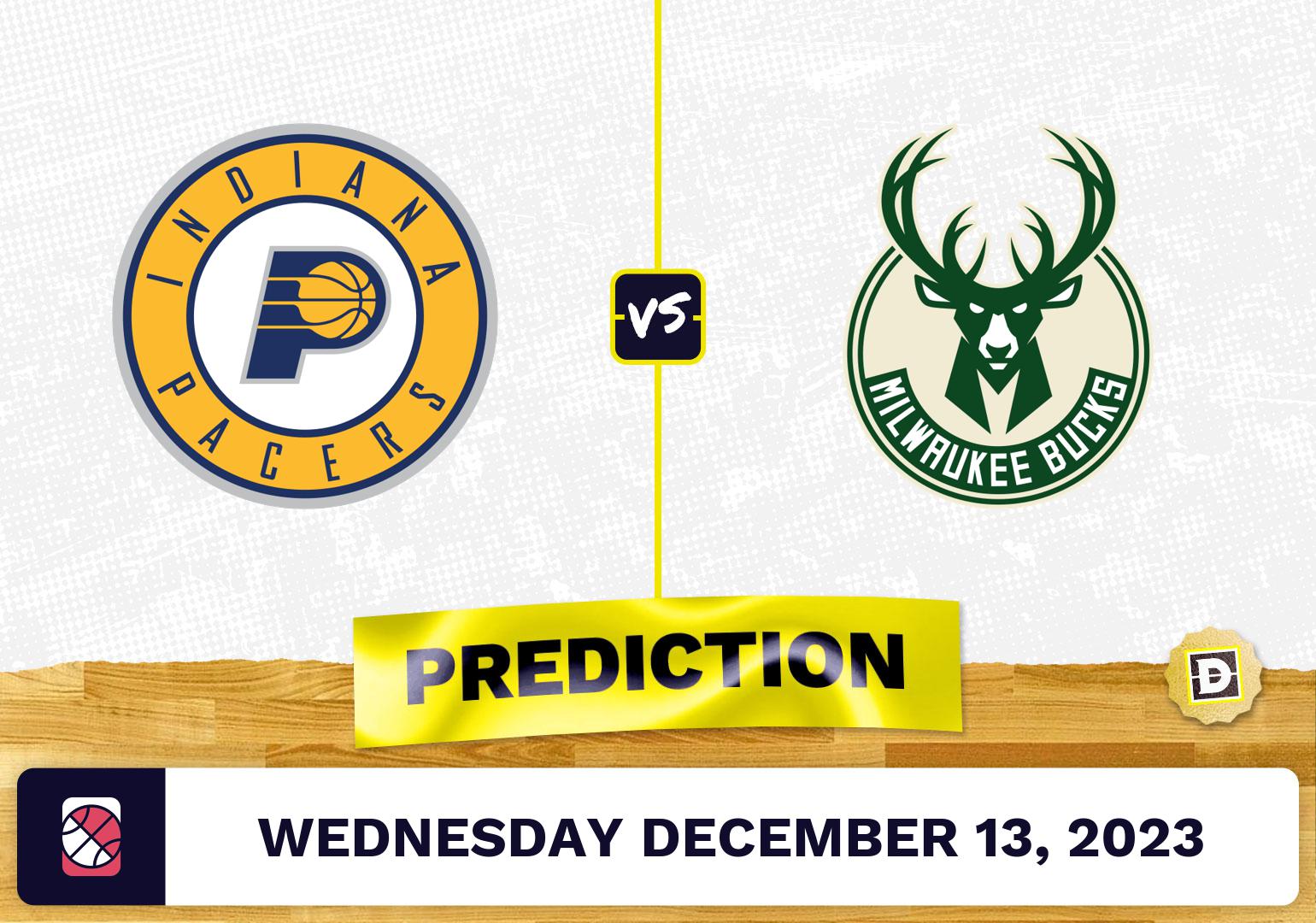 Indiana Pacers vs. Milwaukee Bucks Prediction, Odds, Picks for NBA Wednesday [12/13/2023]