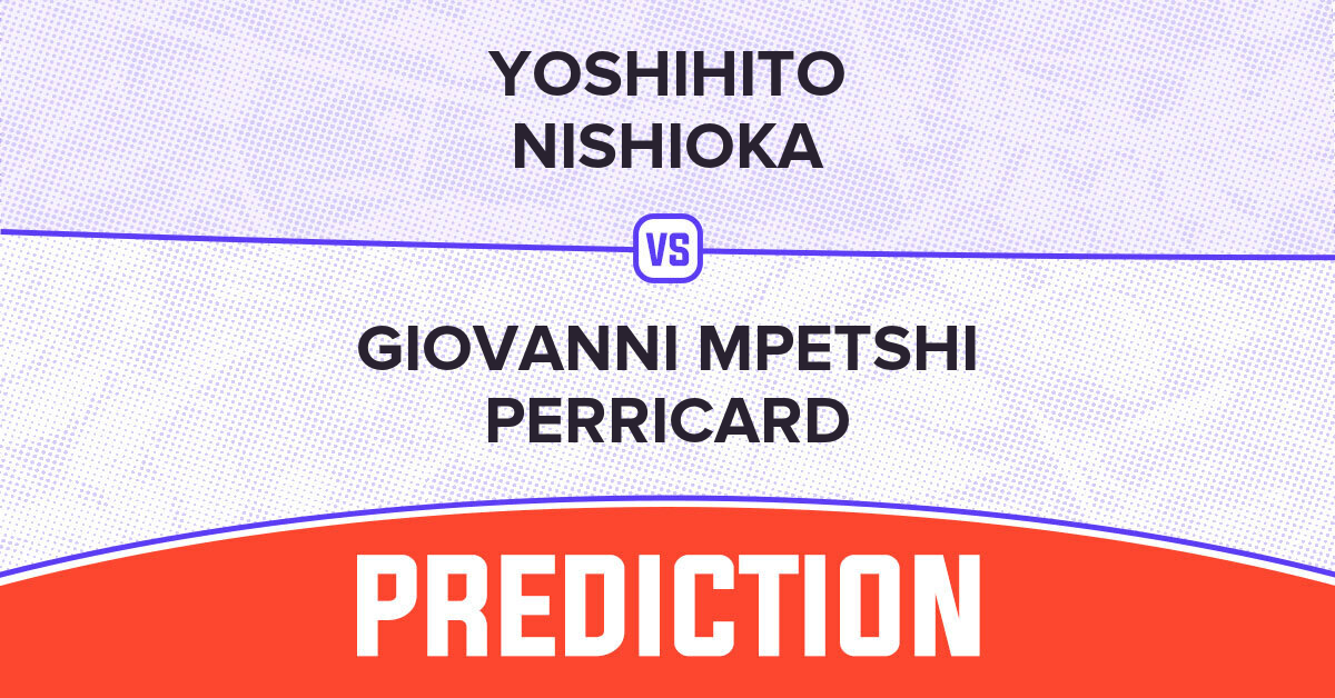 Yoshihito Nishioka vs Giovanni Mpetshi Perricard Prediction - ATP Lyon Open 2024