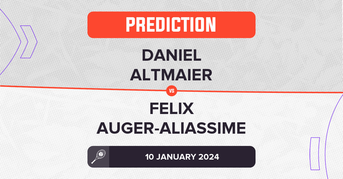 Daniel Altmaier vs Felix Auger-Aliassime Prediction - ATP Auckland 2024