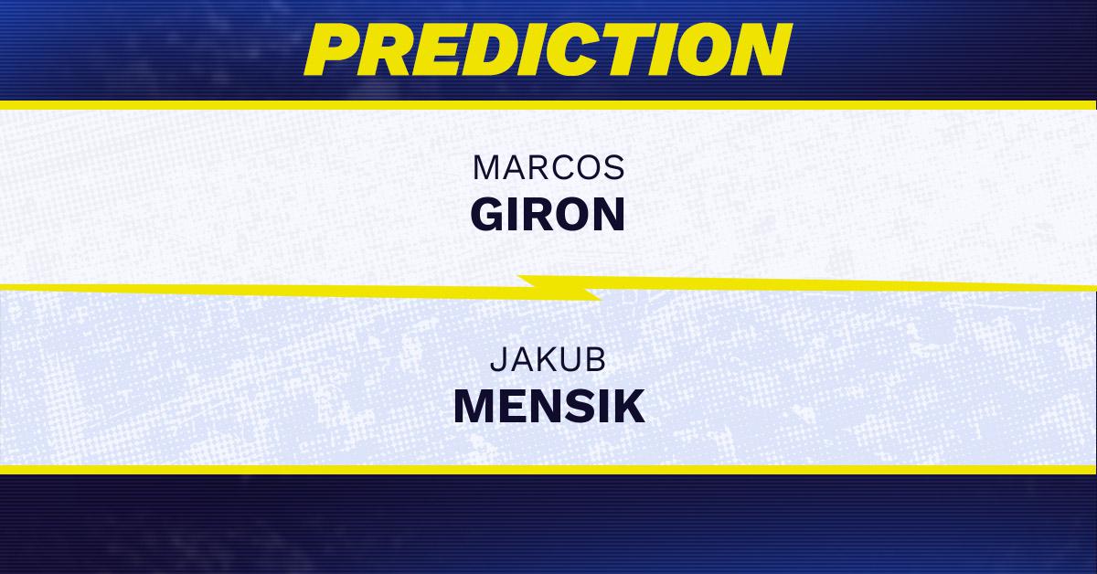 Marcos Giron vs. Jakub Mensik Prediction, Odds, Picks for Wimbledon 2025
