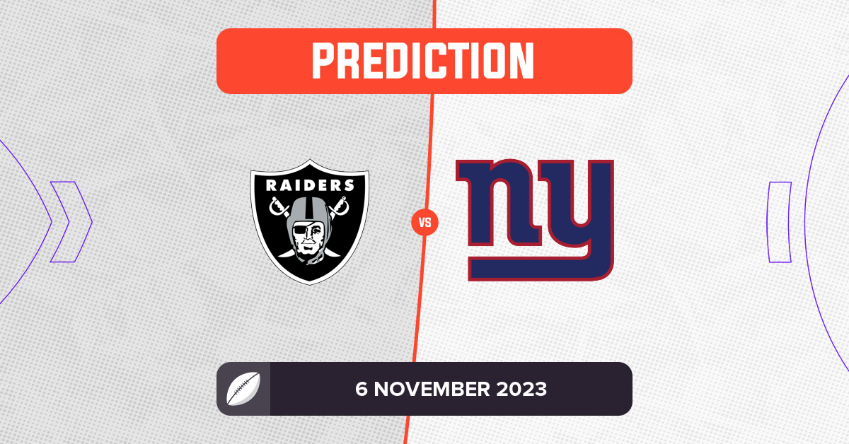 Raiders vs Giants Prediction and Preview - NFL Week 9, 2023
