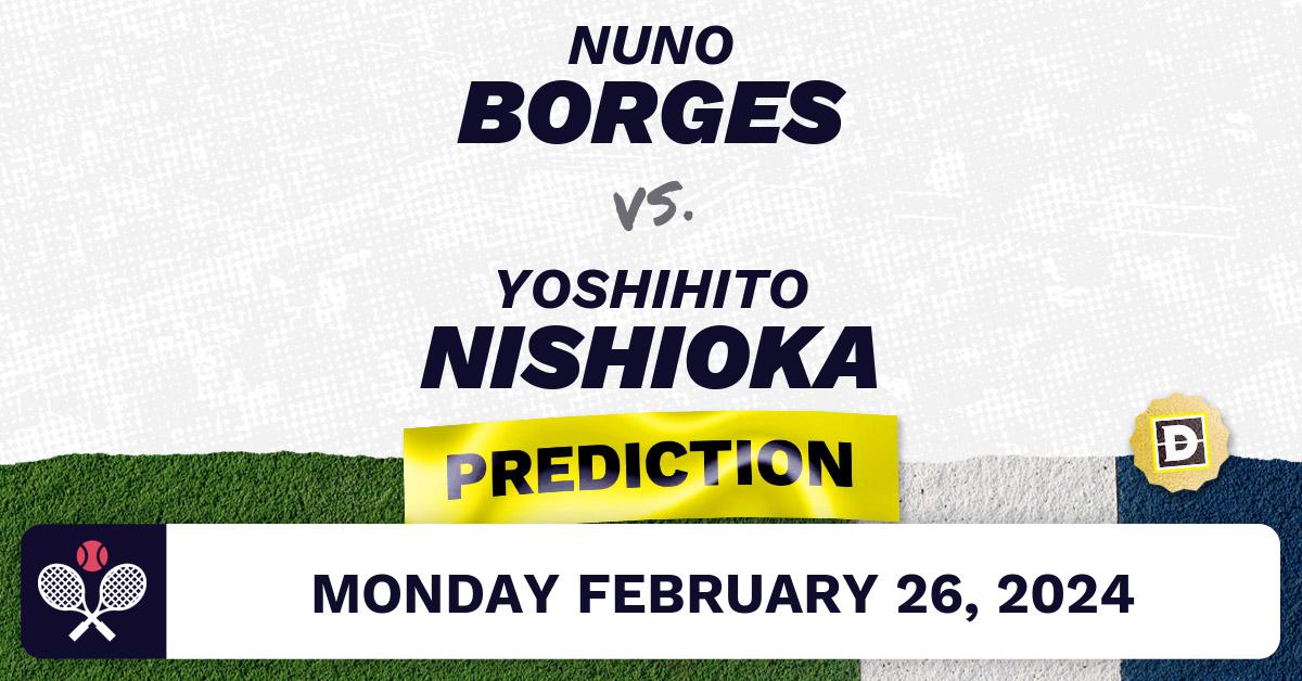 Nuno Borges vs. Yoshihito Nishioka Prediction, Odds, Picks for ATP Acapulco 2024