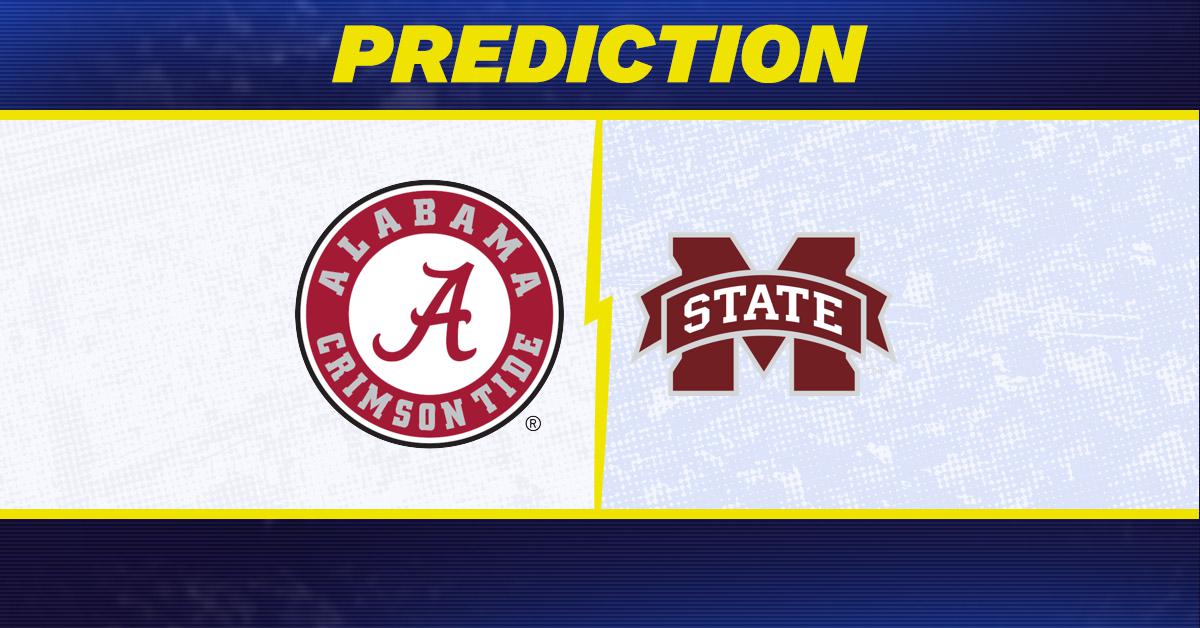 Alabama vs. Mississippi State Prediction: Mississippi State Predicted ...