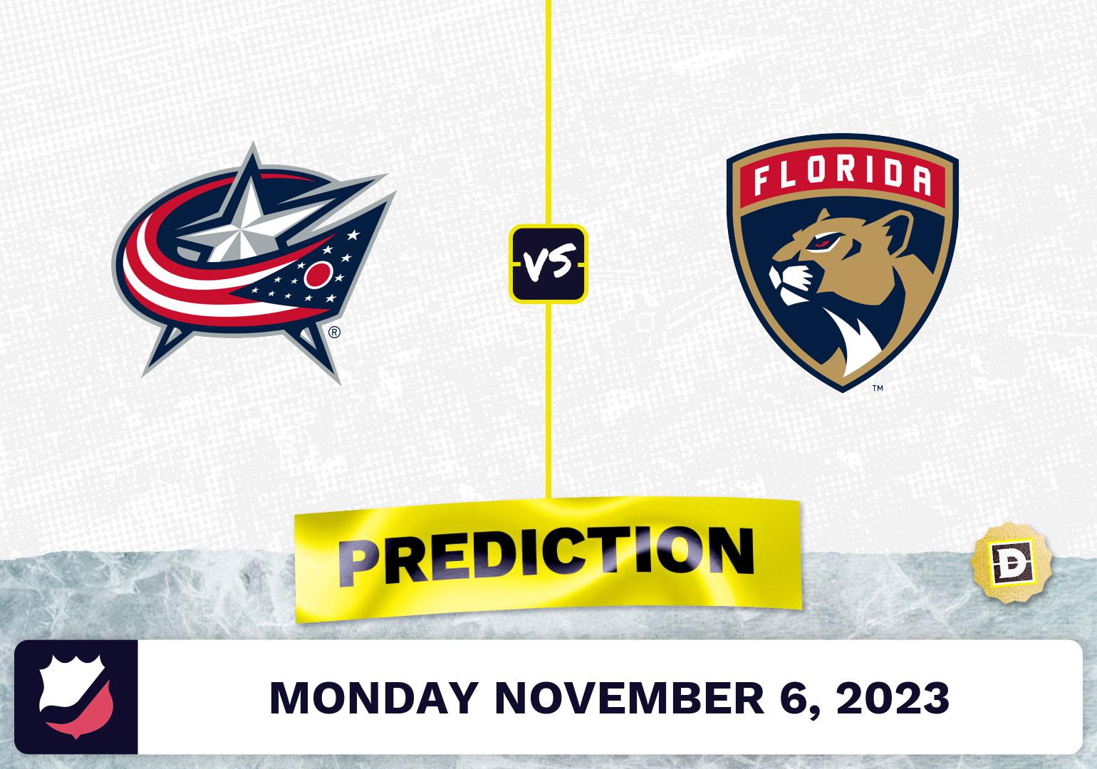 Blue Jackets vs. Panthers Prediction and Odds - November 6, 2023