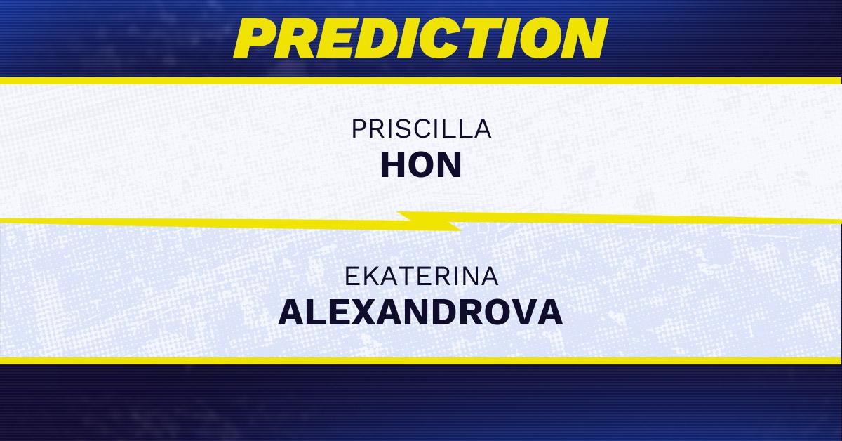 Priscilla Hon vs. Ekaterina Alexandrova Prediction, Odds, Picks for ...