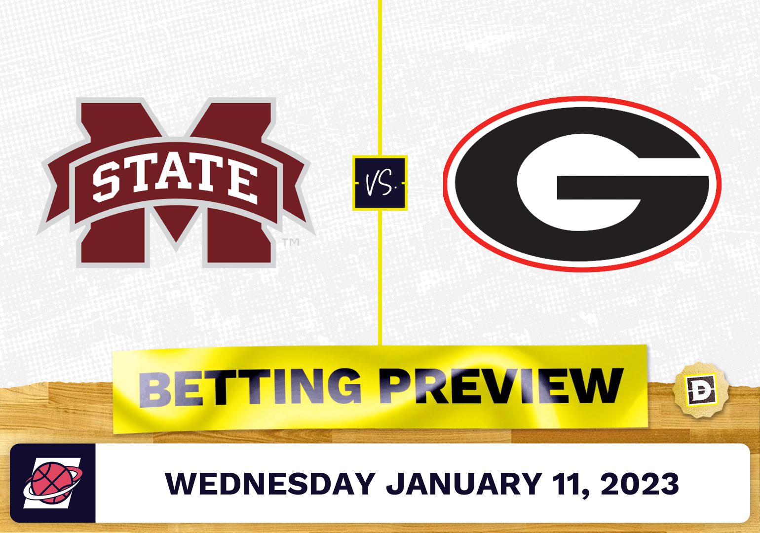 Mississippi State vs. Georgia CBB Prediction and Odds - Jan 11, 2023