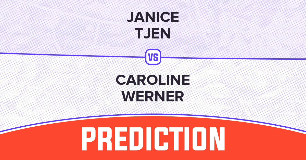 Janice Tjen vs Caroline Werner Prediction - 2025 WTA Chennai