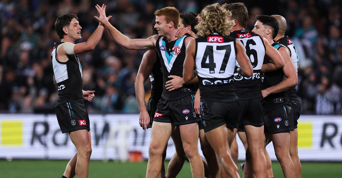 Port Adelaide Powers to Top of AFL Premiership Probabilities