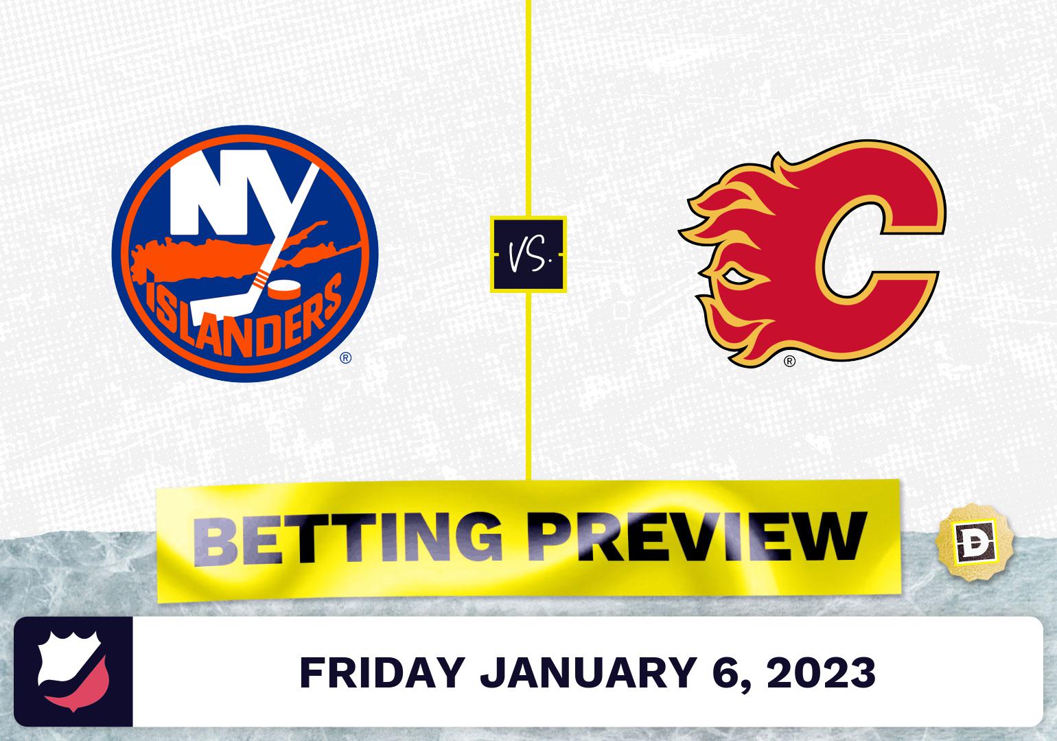 Islanders vs. Flames Prediction and Odds - Jan 6, 2023