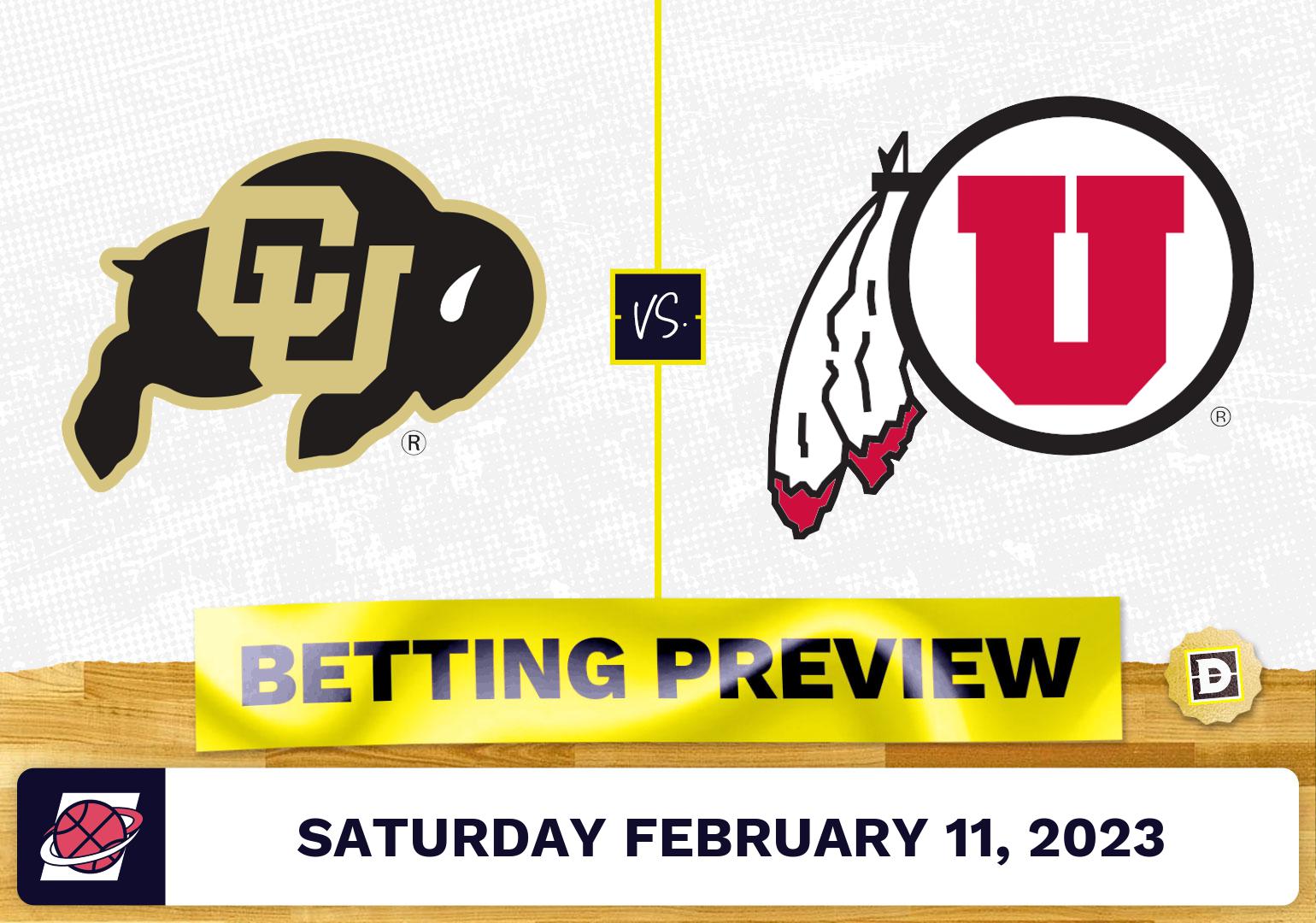 Colorado vs. Utah CBB Prediction and Odds - Feb 11, 2023