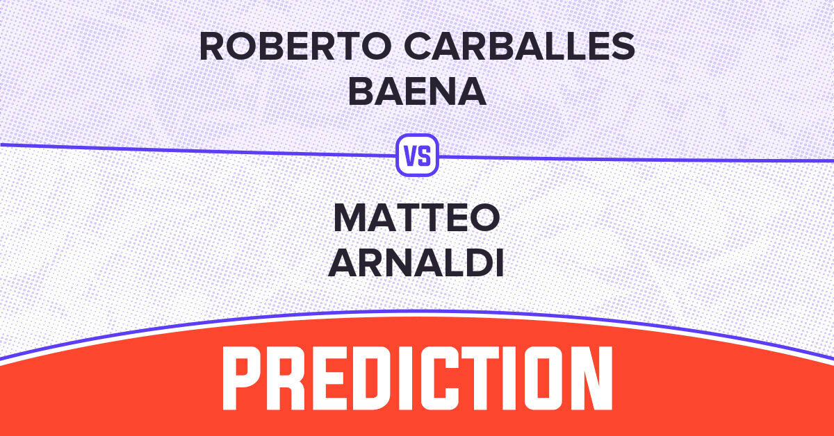 Roberto Carballes Baena vs Matteo Arnaldi Prediction - ATP Swiss ...