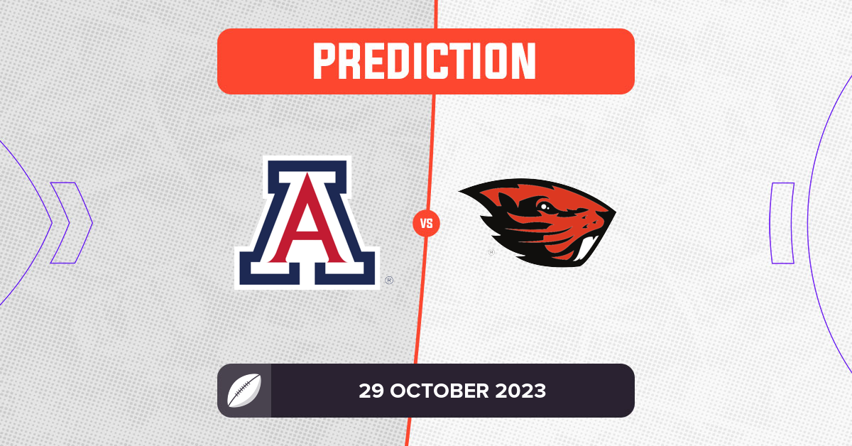 Arizona vs Oregon State Prediction and Tips - 29 October 2023